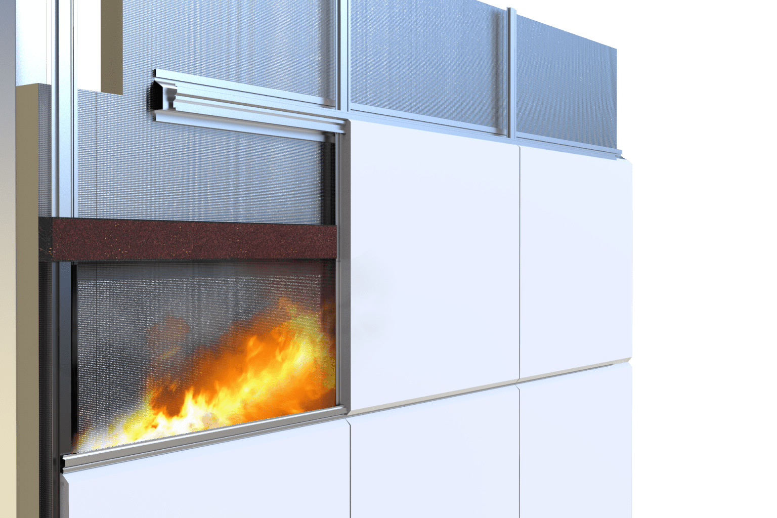 FF102-50 Rainscreen Fire Barrier and Fireblock : Tenmat USA