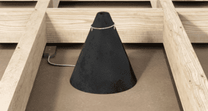 FF109-200 1 Hour Fire Rated Recessed ceiling light Covers : Tenmat USA